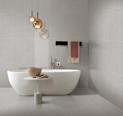 China 400x800mm Light Gray Glazed Ceramic Wall Tile AAA Grade for sale