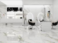 China White Polished Glazed Porcelain Tile 1200x1200mm Indoor Wall for sale