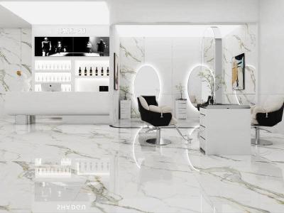China White Polished Glazed Porcelain Tile 1200x1200mm Indoor Wall for sale