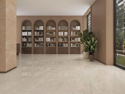 China Beige Acid-Resistant Polished Glazed Porcelain Tile 1200x1200mm for sale