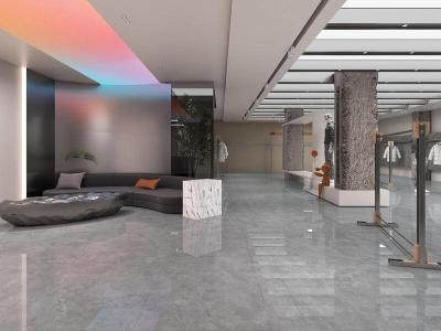 China Gray Polished Glazed Porcelain Tile 1200x1200mm AAA Grade for sale