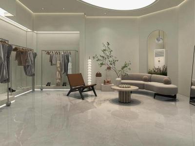 China Gray Polished Glazed Porcelain Tile 1200x1200mm for Indoor Floor for sale