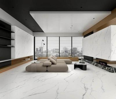 China White Soft Glazed Porcelain Tile 1200x1200x9mm Indoor Floor for sale