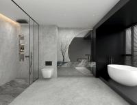 China 1200x1200mm Gray Soft Glazed Porcelain Tile for Bathroom for sale