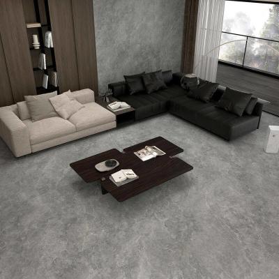 China 1200x1200mm Gray Soft Glazed Porcelain Tile for Indoor Floor Wall for sale