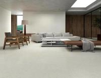 China Light Gray Soft Glazed Porcelain Tile 1200x1200mm Indoor Floor for sale