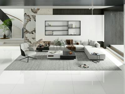China White Polished Porcelain Tile 900x1800mm for Indoor Floor for sale