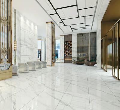 China White Polished Glazed Porcelain Tile 900x1800mm Anti-Slip for sale