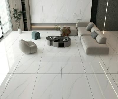 China White Polished Glazed Porcelain Tile 900x1800x9mm 0.5% W.A for sale