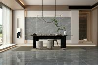 China 900x1800mm Grey Polished Glazed Porcelain Tile 0.5% WA for sale