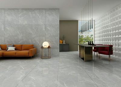 China 900x1800mm Grey Polished Glazed Porcelain Tile 0.5% W.A for sale