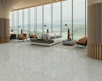 China Grey Polished Glazed Porcelain Tile 900x1800mm 0.5% WA Anti-Slip for sale
