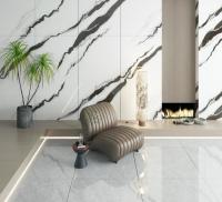 China Carrara White Polished Glazed Porcelain Tile 900x1800mm Non-Slip for sale