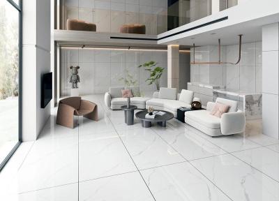 China 900x1800mm Polished Glazed Porcelain Tiles - Carrara White AAA Grade for sale