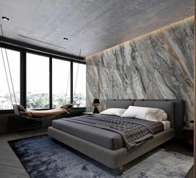 China 900x1800mm Polished Glazed Porcelain Tile Non-Slip Indoor Floor Wall for sale