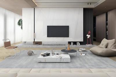 China Carrara White Polished Glazed Porcelain Tile 900x1800mm for sale