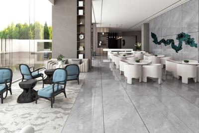 China Gray Polished Glazed Porcelain Tile 900x1800mm Non-Slip Floor Wall for sale