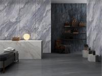 China 900x1800mm Grey Polished Glazed Porcelain Tile 0.5% W.A for sale