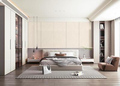 China Grey Polished Glazed Porcelain Tile 900x1800mm Non-Slip for sale