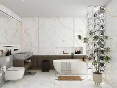 China 900x1800x9mm Polished Glazed Porcelain Tile Light Yellow Indoor Floor Wall for sale