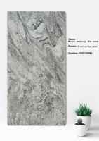 China 600x1200mm Flamed Matte Gray Clay Curtain Wall Tile for sale