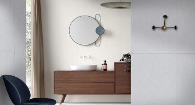 China Light Gray 400x1200mm Antibacterial Porcelain Tile for Indoor Floor for sale