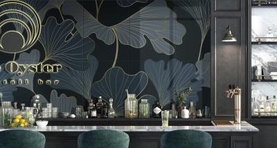 China 400x1200mm Wear-Resistant Green Yellow Porcelain Tiles AAA Grade for sale