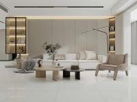 China Light Gray 800x800mm Polished Glazed Porcelain Floor Tiles for sale