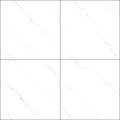 China Carrara White 800x800mm Polished Glazed Porcelain Tiles for sale