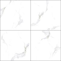 China Carrara White Polished Porcelain Tile 800x800mm Non-Slip for sale
