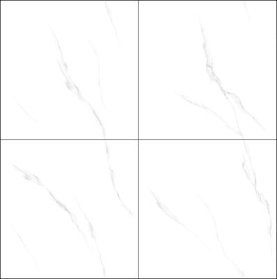 China White Stain-Resistant And Firebrick 800x800mm Carrara Polished Glazed Porcelain Tiles For Bedroom And Project for sale
