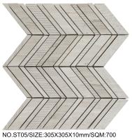China Grade AAA and Firebrick 305x305mm Swimming Pool Mosaic For Living Room for sale