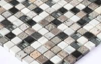 China Elegant And Durable Square 300x300mm Natural Stone Mosaic For Bedroom and office for sale