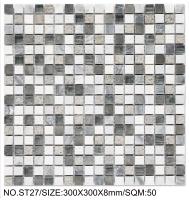 China Wear-Resistant And Stain-Resistant Square 300x300mm Natural Stone Mosaic For Building And Project for sale