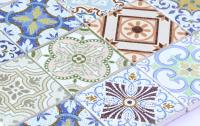 China Decorative and Flower Retro Square 300x300mm Natural Stone Mosaic For Swimming Pool for sale