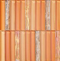 China Stain-resistant Brown 300x300mm Glass Mosaics For Rebuilding and Dining Room for sale