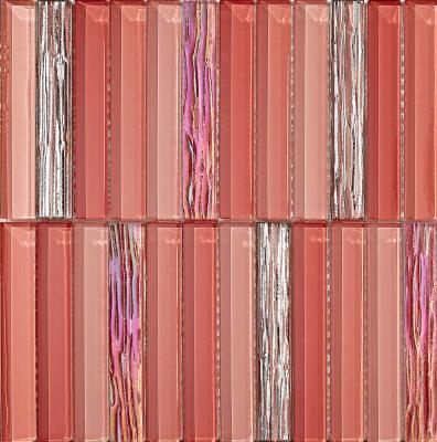 China Wear-Resistant And Stain-Resistant Wall 300x300mm Glass Mosaics For Living Room And Bedroom for sale