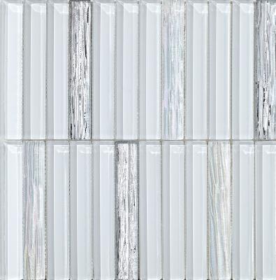 China Elegant And Stunning 300x300 Wall Glass Mosaics For Building And Creative Decoration for sale