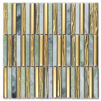 China 282x294mm No Fade And Eco-Friendly Natural Stone Mosaics For Balcony And Living Room for sale