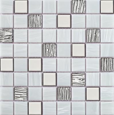 China 304x304mm Interior Wall Glass Swimming Pool Mosaics For Decoration and Project for sale