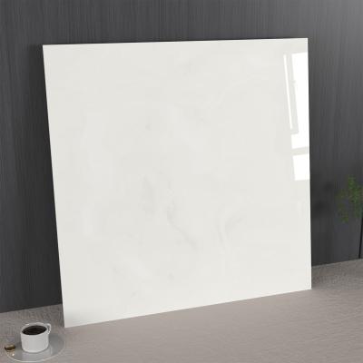 China Anti-slip and Wear-resistant 1mx1m Porcelain Glazed Polished Tiles For Building and Decoration  Beige for sale