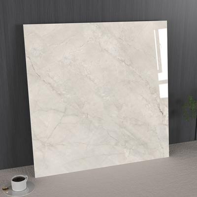China 1000x1000mm Non-Slip	Acid-Resistant	Gray Inside Floor Polished Glazed Porcelain Tile For Kitchen and Apartment for sale