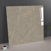 China Modern Wear-Resistant Inside Floor 1mx1m Gray Polished Glazed Porcelain Tile For Kitchen and Office for sale