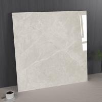China Light Gray 1000x1000mm Stain-Resistant Antibacterial Indoor Floor Polished Glazed Porcelain Tile For Apartment Rebuilding for sale