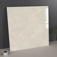 China Wear-Resistant Antibacterial Indoor Floor Light Gray 1000x1000mm Polished Glazed Porcelain Tile For Building for sale