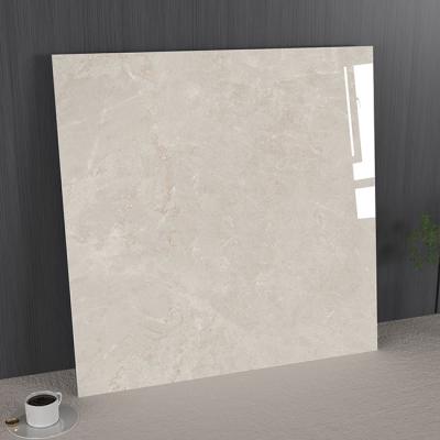 China Non-slip Indoor Floor Gray 1000x1000mm Polished Glazed Porcelain Tile For Project and Dining Room for sale