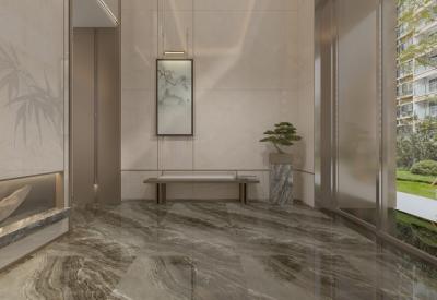 China 1000x1000mm Non-Slip	Acid-Resistant Gray Indoor Floor Polished Glazed Porcelain Tile	For Decoration and Shopping Mall for sale