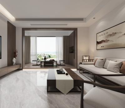 China Gray sandstone 1mx1m Decorative Inside Floor Polished Glazed Porcelain Tile For Hotel and Project for sale