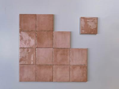 China Blue Wear-Resistant 10x10cm Ceramic Wall Tiles For Kitchen And Bathroom for sale