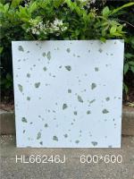 China Waterproof and Anti-slip Gray 600x600mm Indoor Floor Terrazzo Ceramic Tiles For Living Room for sale